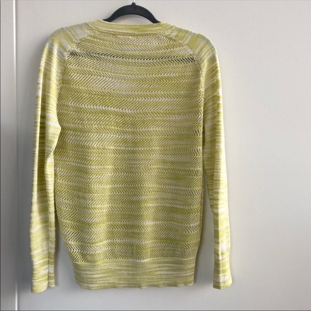 Anthro Moth Lime Green Sweater Top - Gem